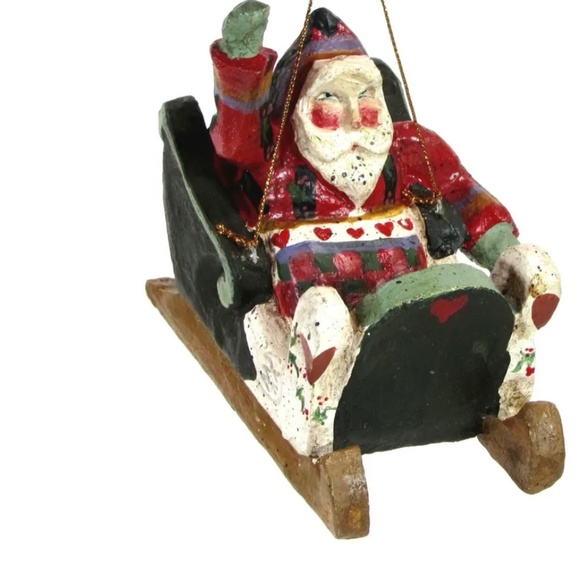 House Of Hatten | Holiday | House Of Hatten Santa Sitting In Swan ...